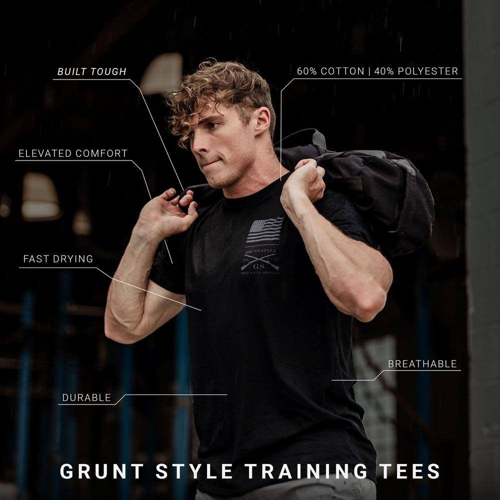 Men's Strength Through Suffering Tee - Black – Grunt Style, LLC