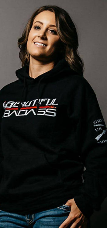 Women's Beautiful Badass Hoodie 2.0 | Grunt Style – Grunt Style, LLC
